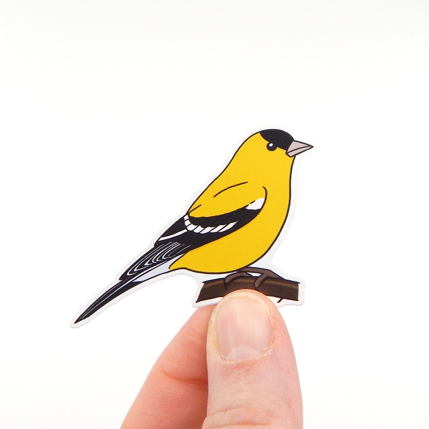 Goldfinch Sticker – Bri Larson Art